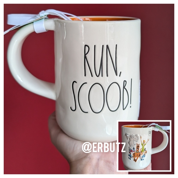 Rae Dunn | Dining | Rae Dunn X Scooby Doo Run Scoob Double Sided Mug ...
